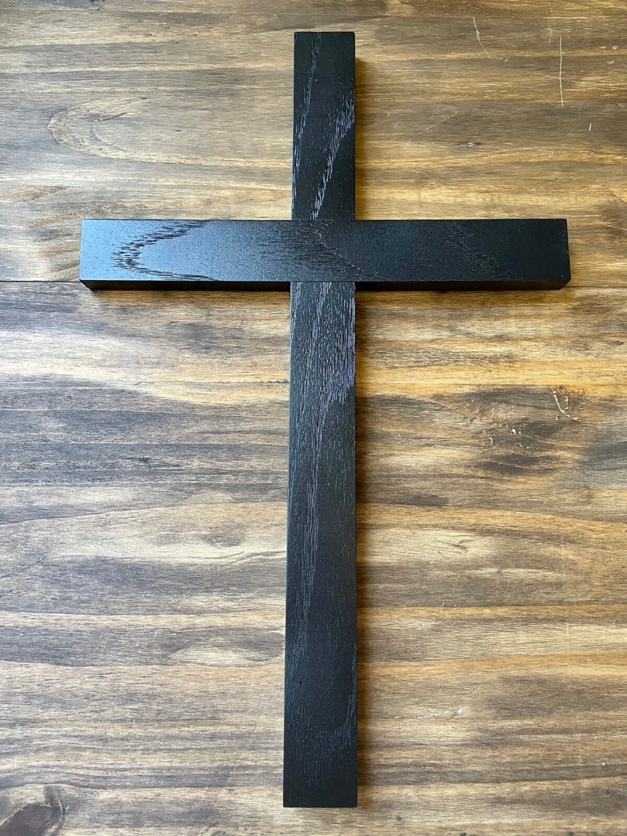 Plain Black Cross