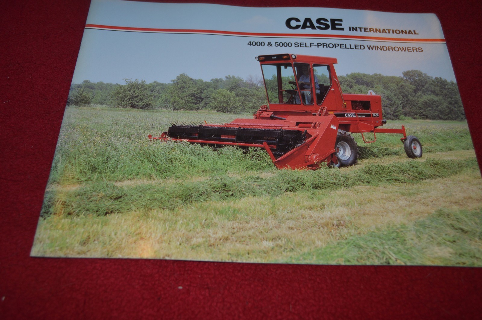 Case International 4000 5000 Self Propelled Windrower Dealer Brochure ...