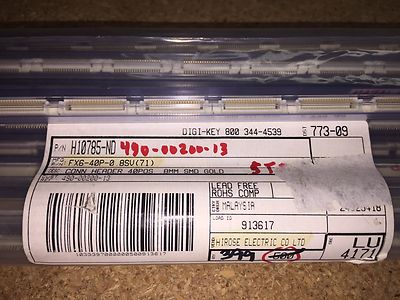 (16 PIECE LOT) FX6-40P-0.8SV(71), HIROSE, CONN HEADER 40POS .8MM SMD ...