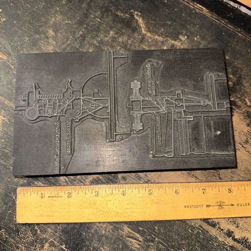 Vintage (Printing Block) Cotton Mill Machine #57 | eBay