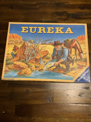 Vintage 1988 Eureka Board Game Parts Only! Not Complete Contains Board ...