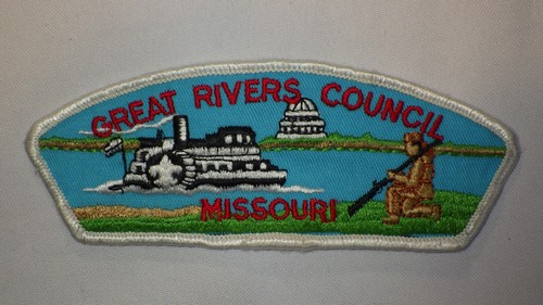 VTG Boy Scouts BSA GREAT RIVERS COUNCIL MISSOURI Shoulder Patch CSP | eBay