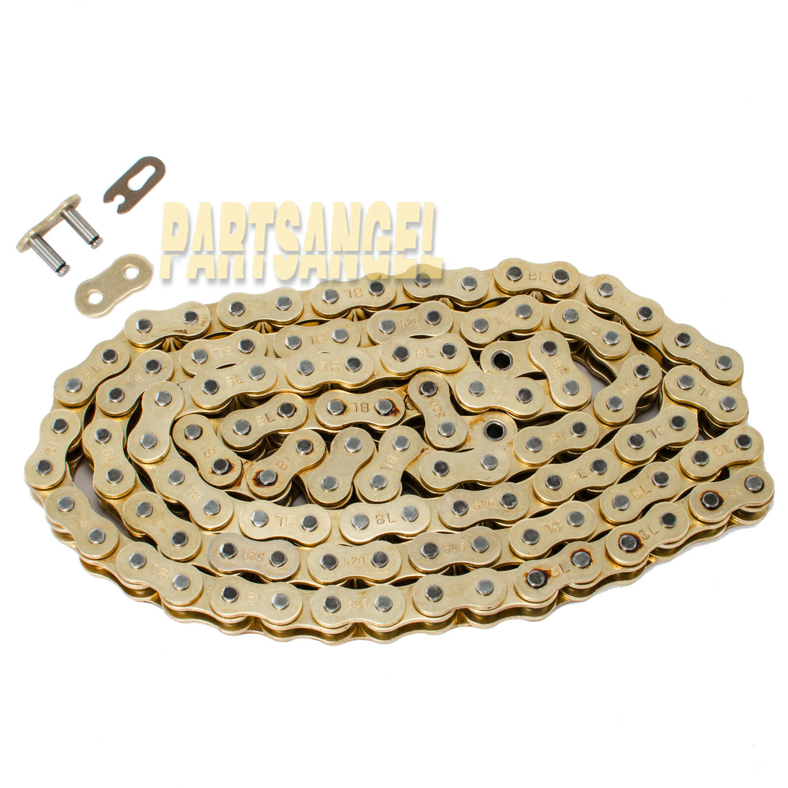 520 Gold Chain 90 Links 520x90 For 1988-2004 Kawasaki KFX250 KSF250 ...