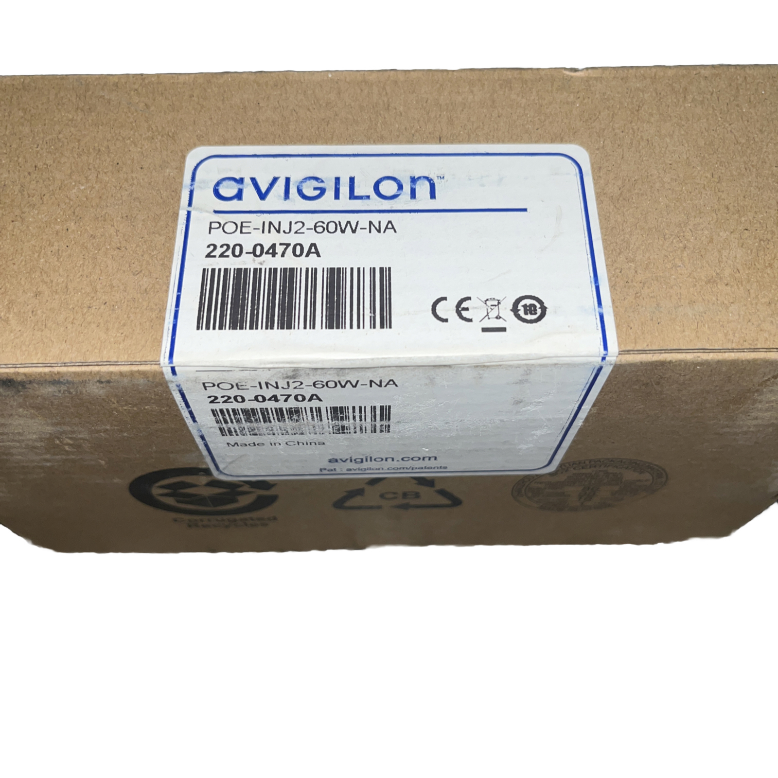Avigilon Single Port PoE Injector - POE-INJ2-60W-Open box (NEW) for ...