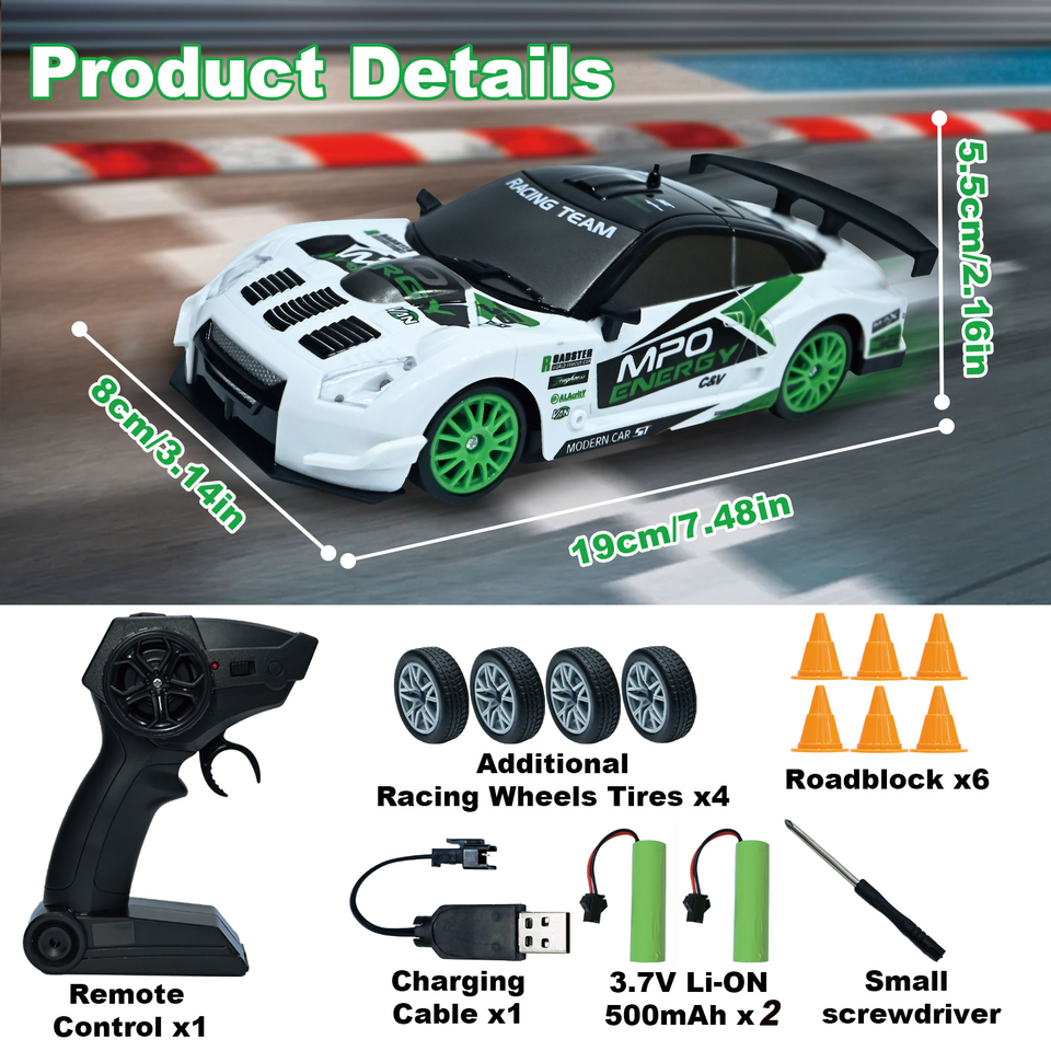 RC Drift Car, High Speed Remote Control Cars Christmas Gift for Kids ...