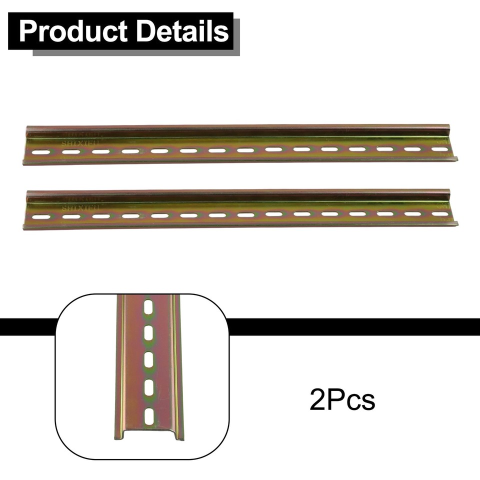 New Components DIN Rail Slide Rail Slotted 35mm Wide 7.5mm High ...