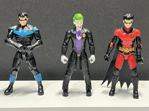 DC Comics & Spin Master 2021 • Lot of 9 Batman 4” Action Figures • s20 ...