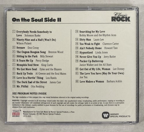 ON THE SOUL SIDE II - Time Life Music Classic Rock CD BRAND NEW | eBay