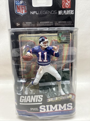 Mcfarlane NFL Legends 6 Phil Simms New York Giants football figure ...