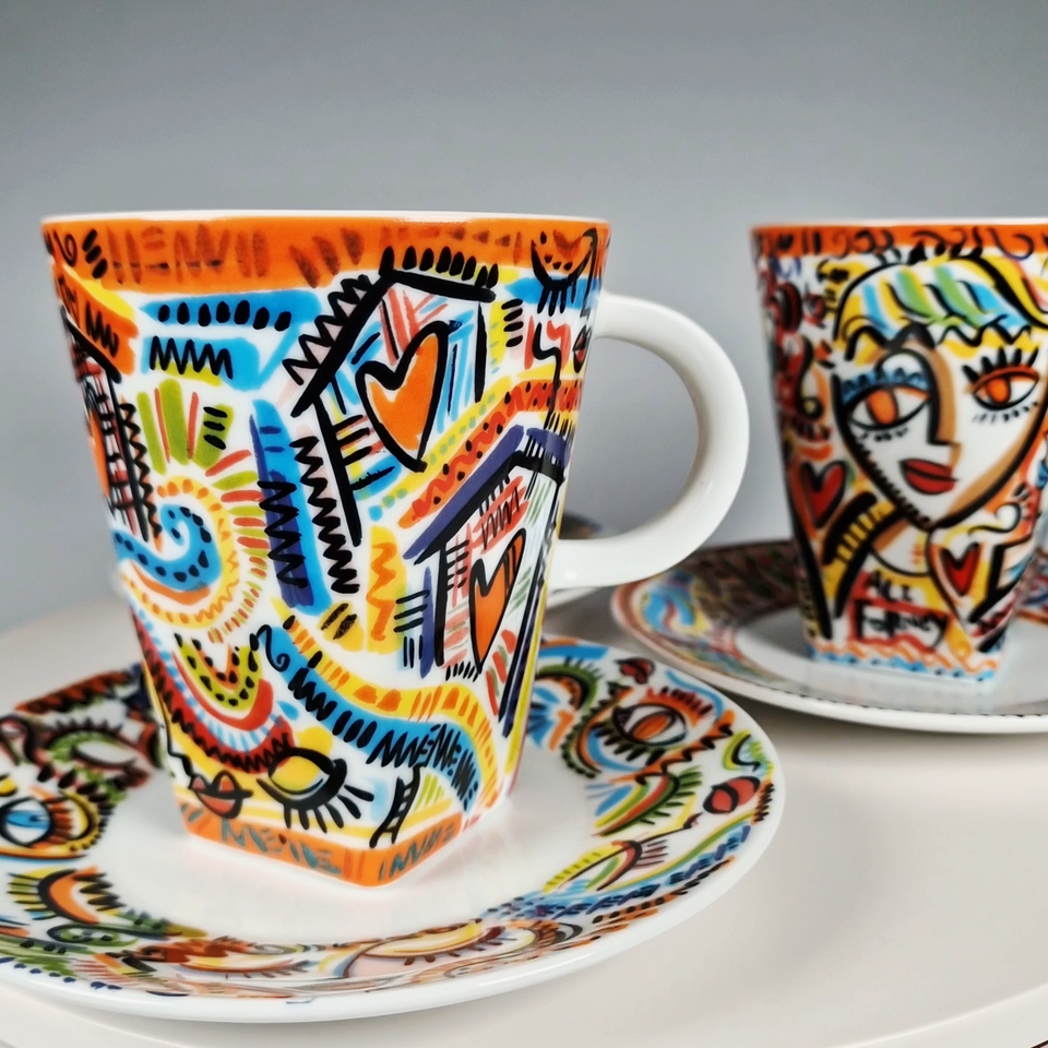 Justin Teodoro Ali Forney Center Nespresso Coffee Mug and Saucer ...