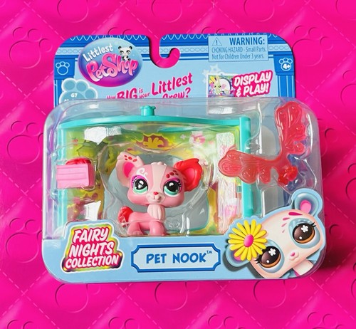 Littlest Pet Shop LPS Series 5 “Fairy Nights” G7 Pink Dog #442 Twinkle ...