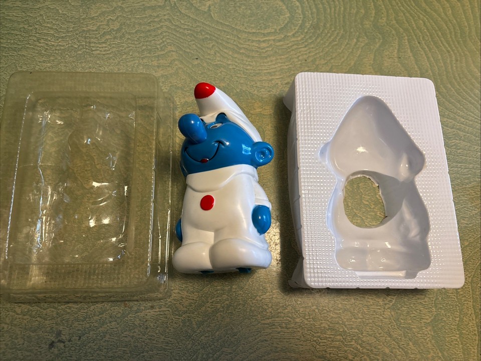 Vintage 1982 Illco Musical Walking Smurf Plays Peyo WORKS Preschool ...