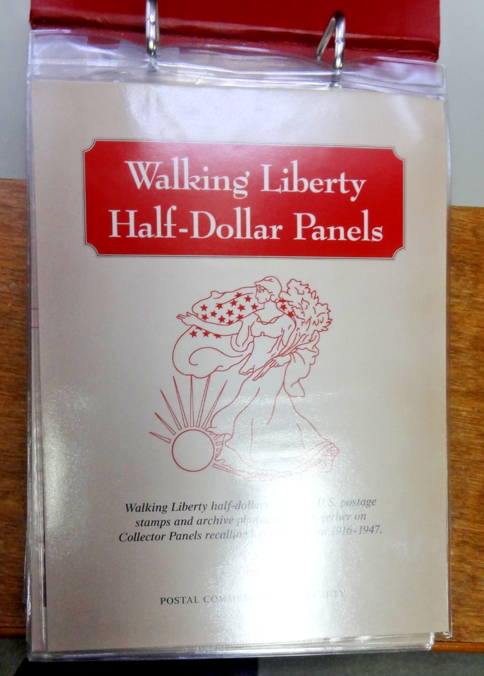 WALKING LIBERTY HALF-DOLLAR PANELS/ Postal Commemorative/24 Coins And ...