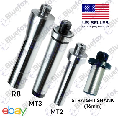 2MT 3MT R8 Straight Shank M14 X1 Threaded Drill Chuck Arbor Morse Taper ...