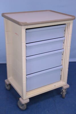 Herman Miller Medical Supply Cart Crash Cart Hospital Cart Doctor Cart ...