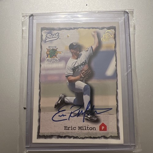 A2905 - 1997 Best Full Count Autographs #13 Eric Milton | eBay