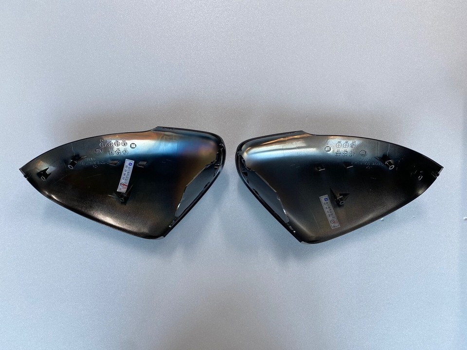 OEM Side Mirror Garnish Cover Glossy Black PAINTED 2p (Fits 2017 2022 ...