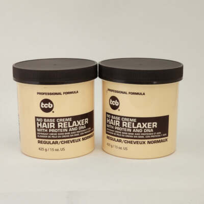 TCB No Base Creme Hair Relaxer, Regular 15 oz - Pack of 2 | eBay