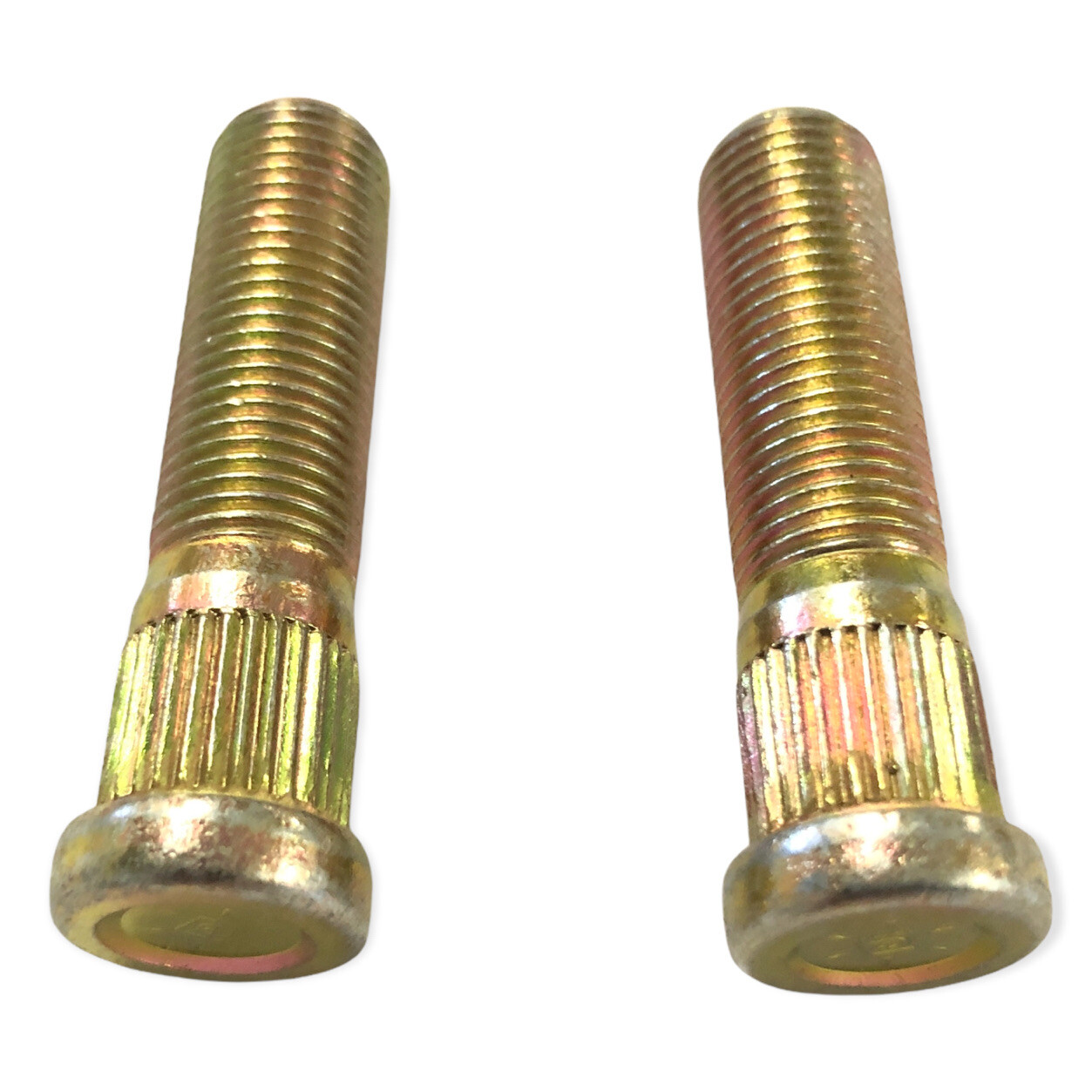 2) 1/2" x 2-1/4" Press-In Trailer Wheel Stud Lug Axle Hub Studs 3.5k-7k ...