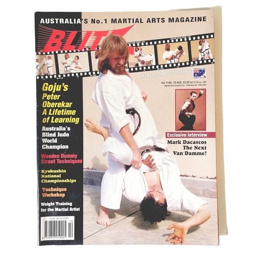 Martial Arts Blitz Magazine Volume 9 #10 | Mark Dacascos | 1995 | eBay ...