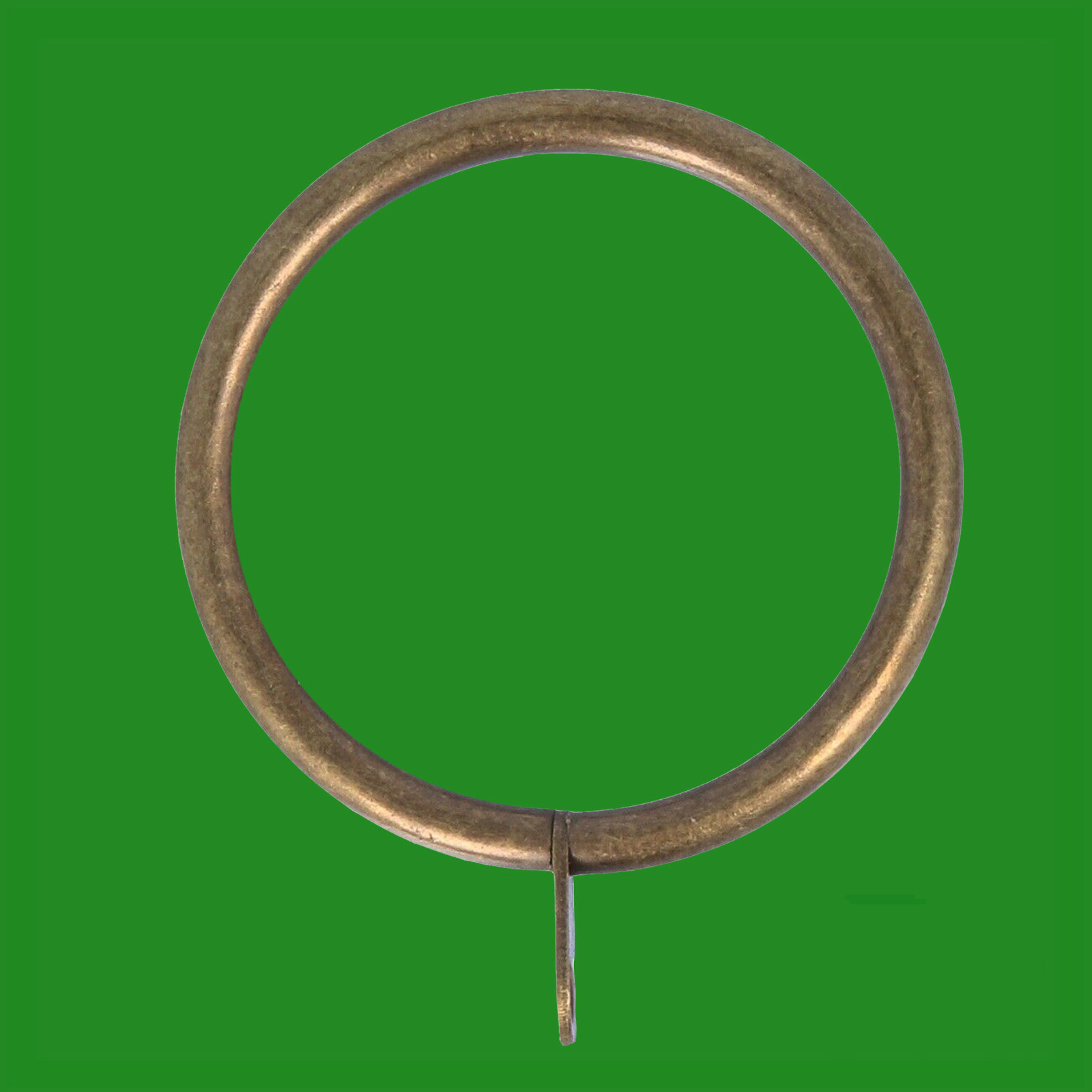 10x 25mm Antique Brass Curtain Rail Rod Pole Rings With Eyelet (for ...