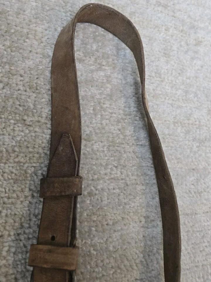 Hungarian Army tan leather military surplus rifle sling Clip 7.62x39 ...