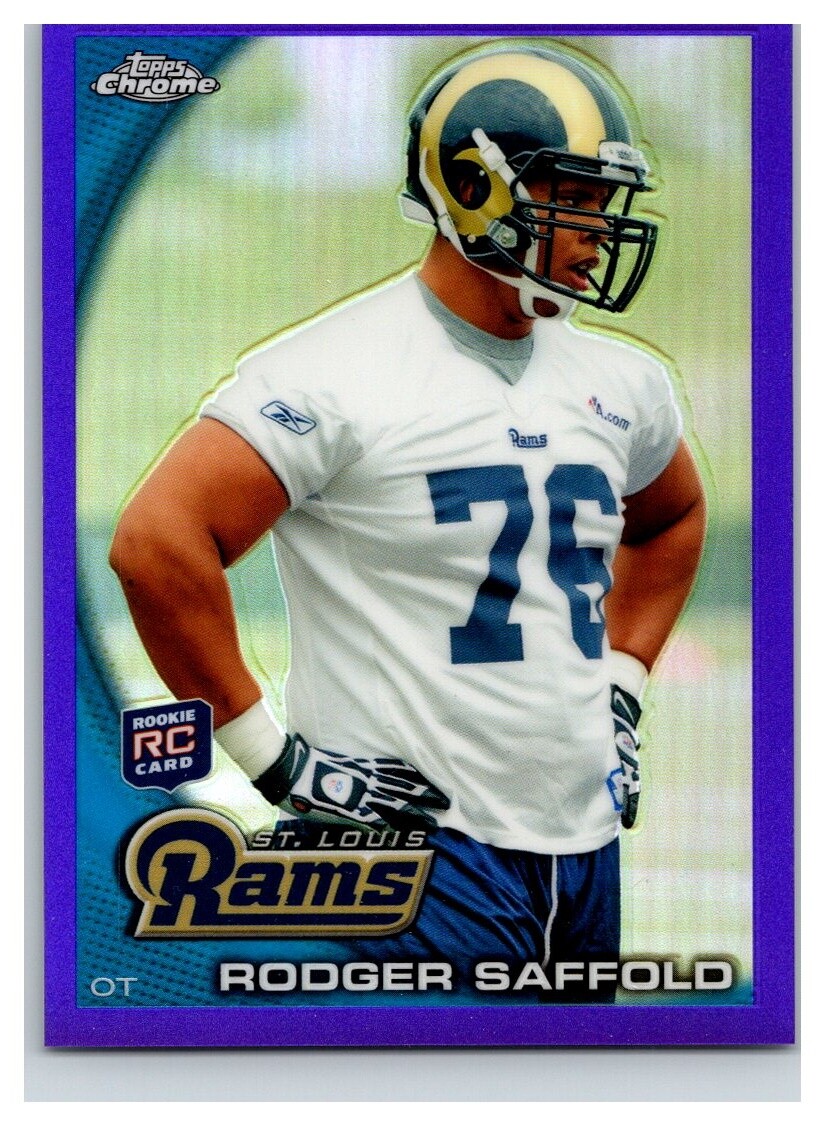 2010 Topps Chrome Purple Refractors #C144 Rodger Saffold #/555 054-H | eBay