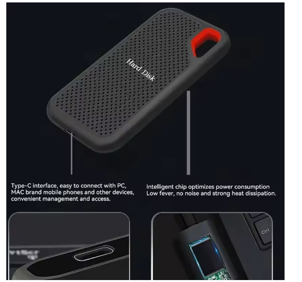 Portable Drive 2TB External Hard Drive Classic Black - PC Laptop and ...