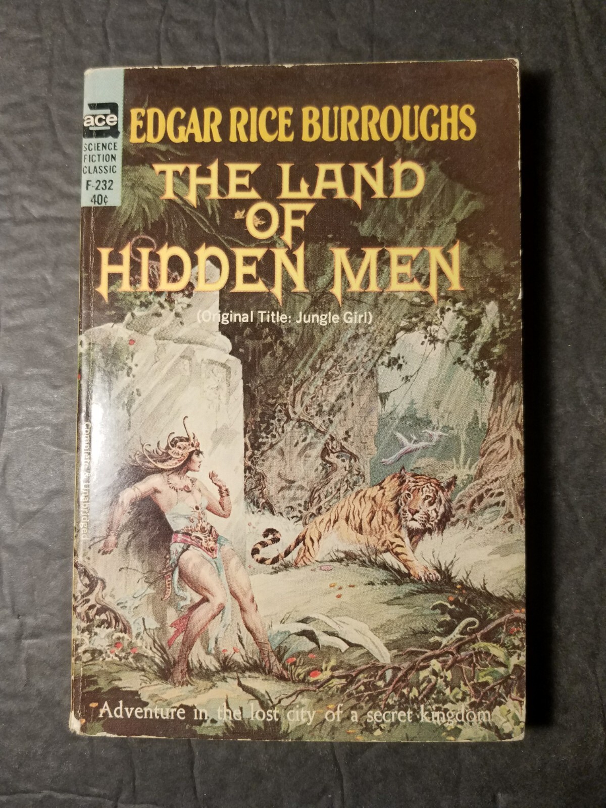 THE LAND OF HIDDEN MEN Edgar Rice Burroughs Ace Vintage FANTASY PB Book ...