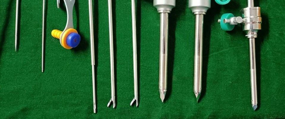 36pc Laparoscopic Complete Surgery set 5mmx330mm Reusable Surgical ...