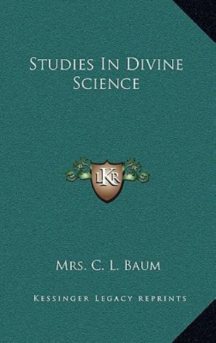Studies in Divine Science by C. L. Baum (2010, Hardcover) for sale ...
