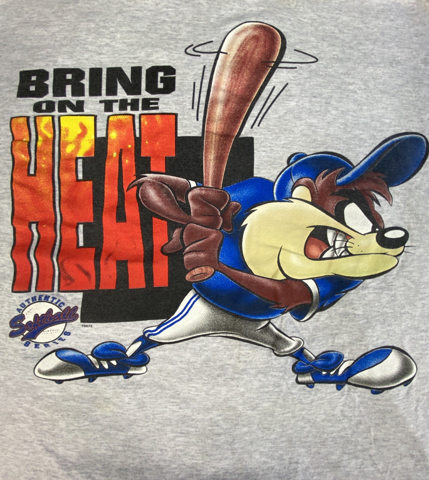Looney Toons Taz 1997 Vintage Single Stitch Graphic W… - Gem
