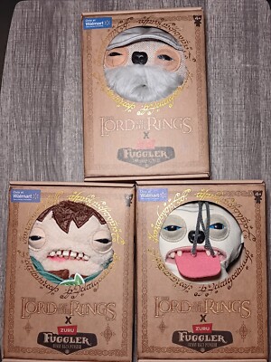 Fuggler lotr Lord of the Rings Set Of 3 Frodo Gollum Gandalf Complete ...