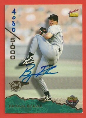 BRYAN REKAR - 1995 Signature Rookies Tetrad Autographs #56 /5000 | eBay