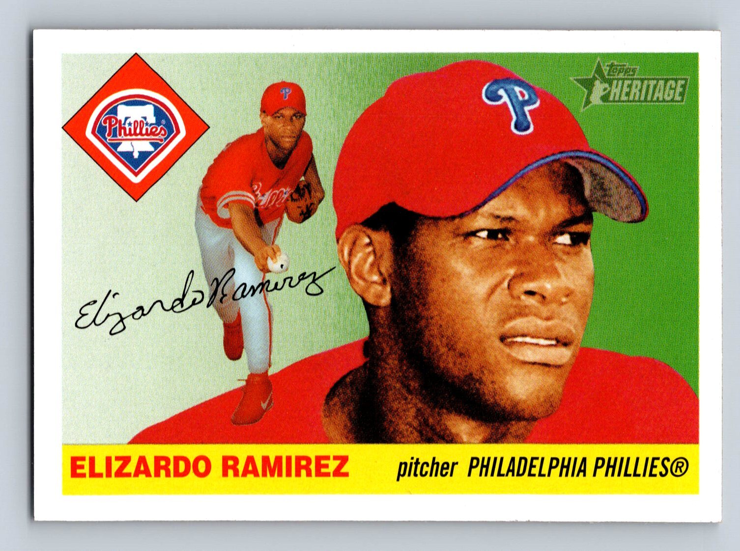 2004 Topps Heritage #321 Elizardo Ramirez Philadelphia Phillies - NM/MT ...