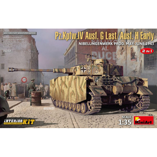 Pz.Kpfw.IV Ausf.G-LAST/H-Early KIT 1:35 Miniart Kit Mezzi Militari ...