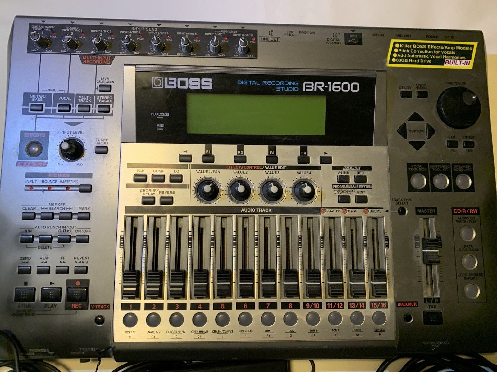 BOSS BR-1600CD Digital Multi Track Recorder for sale online | eBay