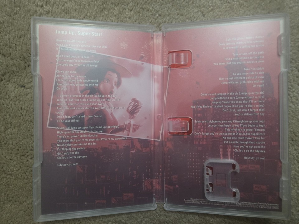 Super Mario Odyssey Game Case, US Version *Game Not Included* | eBay UK