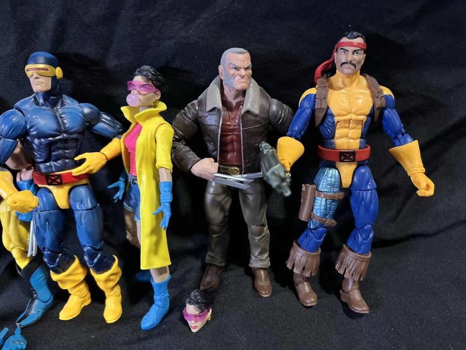 Marvel Legends X-Men Lot Cyclops Weapon X Jubilee Forge Samurai ...