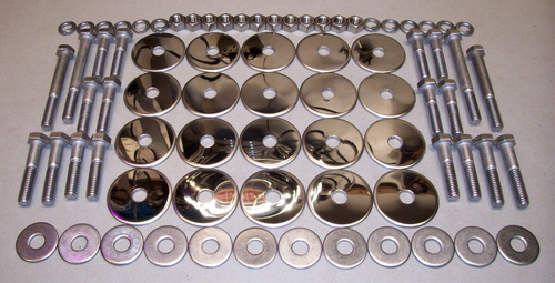55 56 57 Chevy Convertible Body to Frame Hardware All Stainless Steel ...