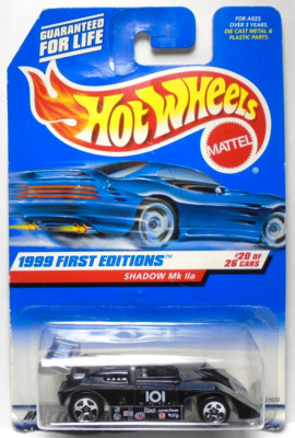 1999 HOT WHEELS HW FIRST EDITIONS SHADOW MK LLA #101 BLACK 1:64 DIECAST ...