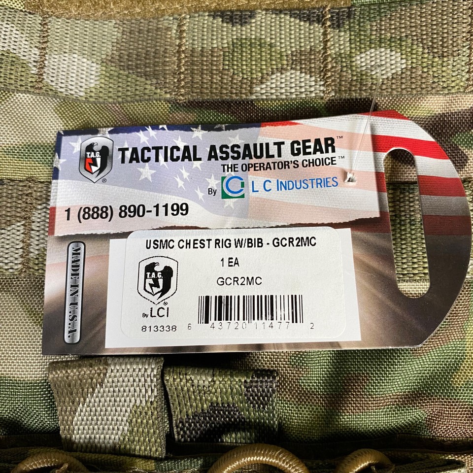 TAG Gladiator Chest Rig Multicam w/ Back Panel - Tactical Assault Gear ...