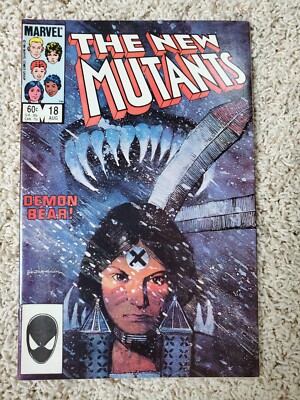 THE NEW MUTANTS #18 (Marvel Comics 1984) 1st App WARLOCK Appearance ...