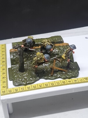 Britains 41035 British Trench Officer Sergeant 2 Men Toy Soldier Figure ...