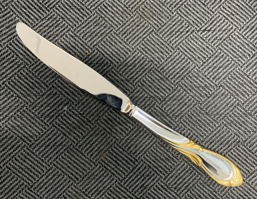 Yamazaki Cache Stainless Gold Accent Japan Dinner Knife 9 1/4” BRAND ...