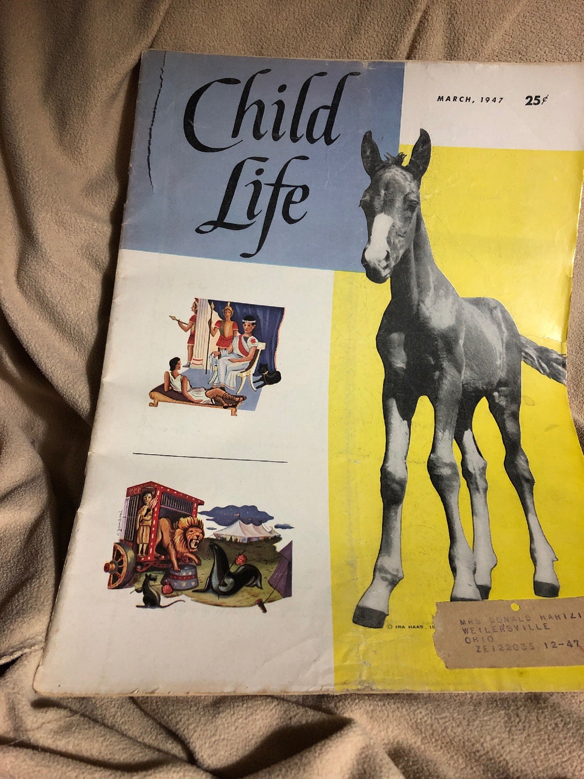 Vtg Child Life Magazine - March 1947 Heidi Unicorn Fairy’s KISS Poems ...