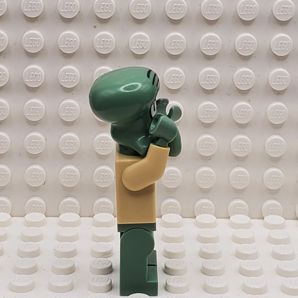 Lego SpongeBob SquarePants Squidward Minifigure Pink Lei Flower | eBay