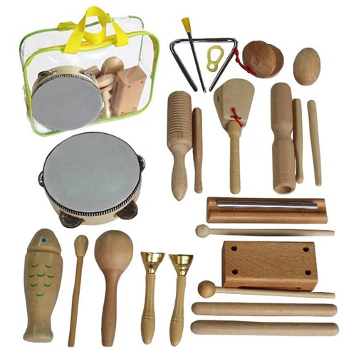 Percussion Instrument Set Toy Drum Tube Music Teaching Aids Preschool ...