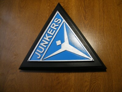 German aircraft company - Junkers logo, emblem, badge, symbol - replica ...