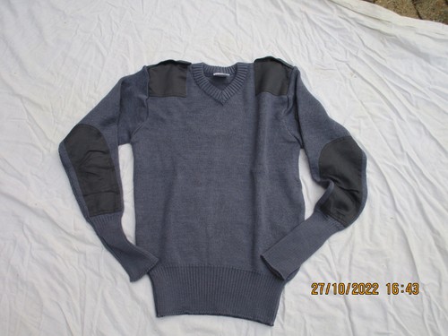 English Sweater, Jumper Utility, Blue-Grey, RAF, LUFTWAFFE, V-Neck ...